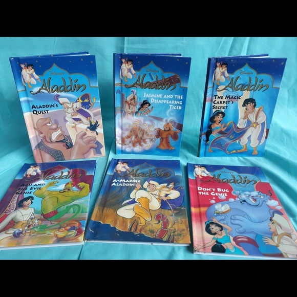 Disney | Other | Disneys Aladdin Book Set | Poshmark